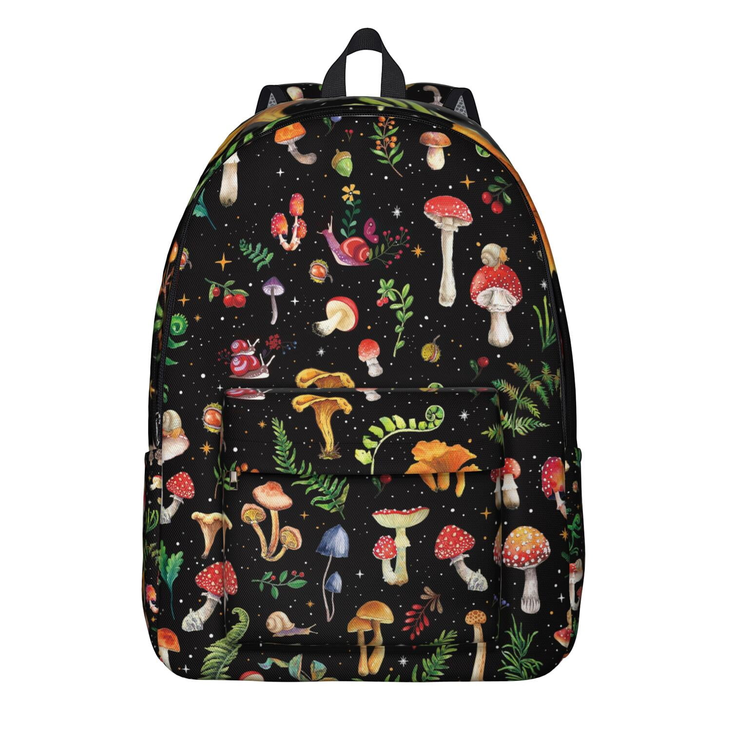 Magical Forest Mushroom Backpack, Waterproof School Bag with Whimsical ...
