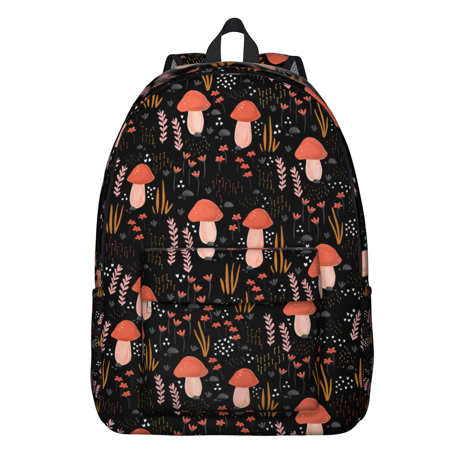 Magical Forest Mushroom Backpack, Waterproof School Bag with Whimsical ...