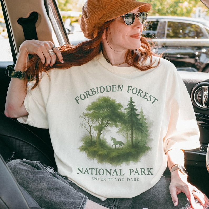 Magical Forest Shirt Fantasy National Park Unicorn Nature Soft ...