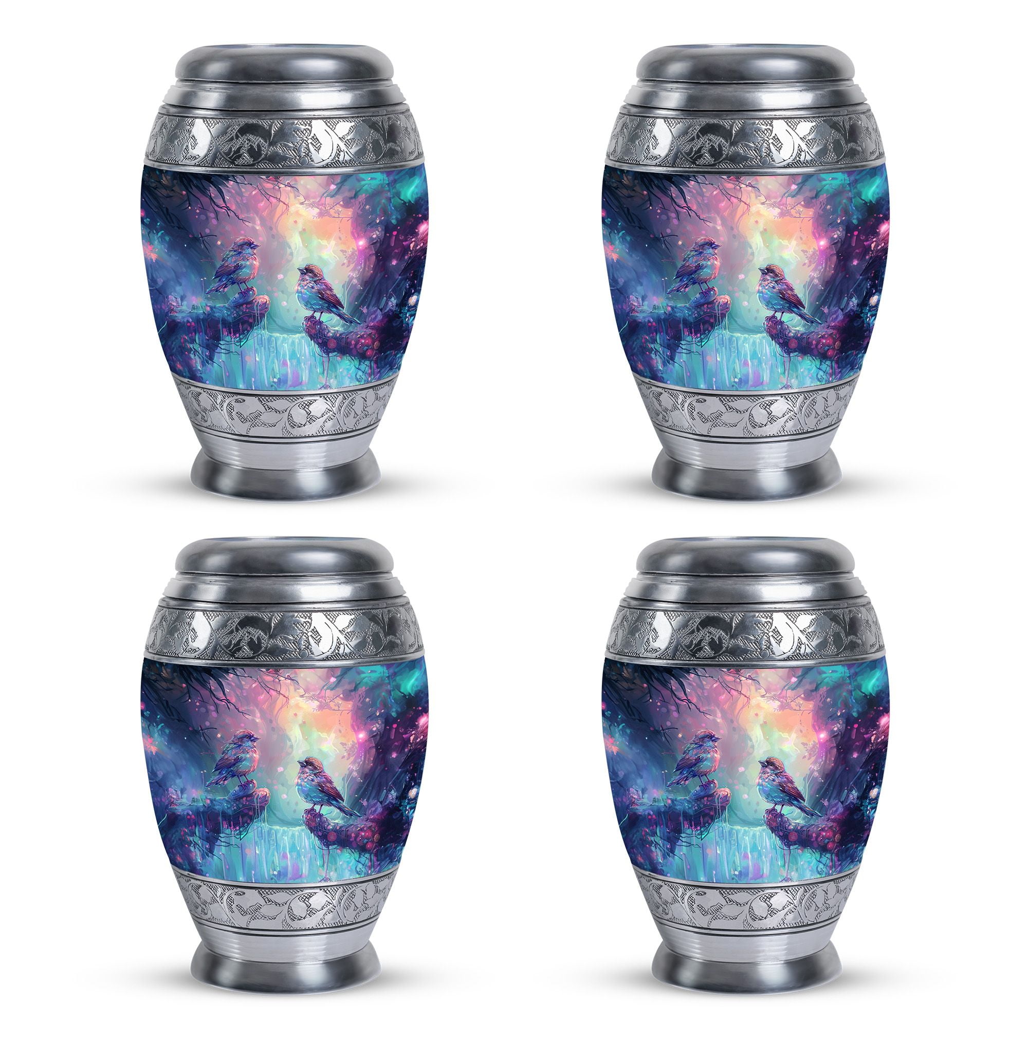 Magical Forest Sparrow Magical Forest Sparrow - Mini Urns For Human Ashes - Small Keepsake Urn ...