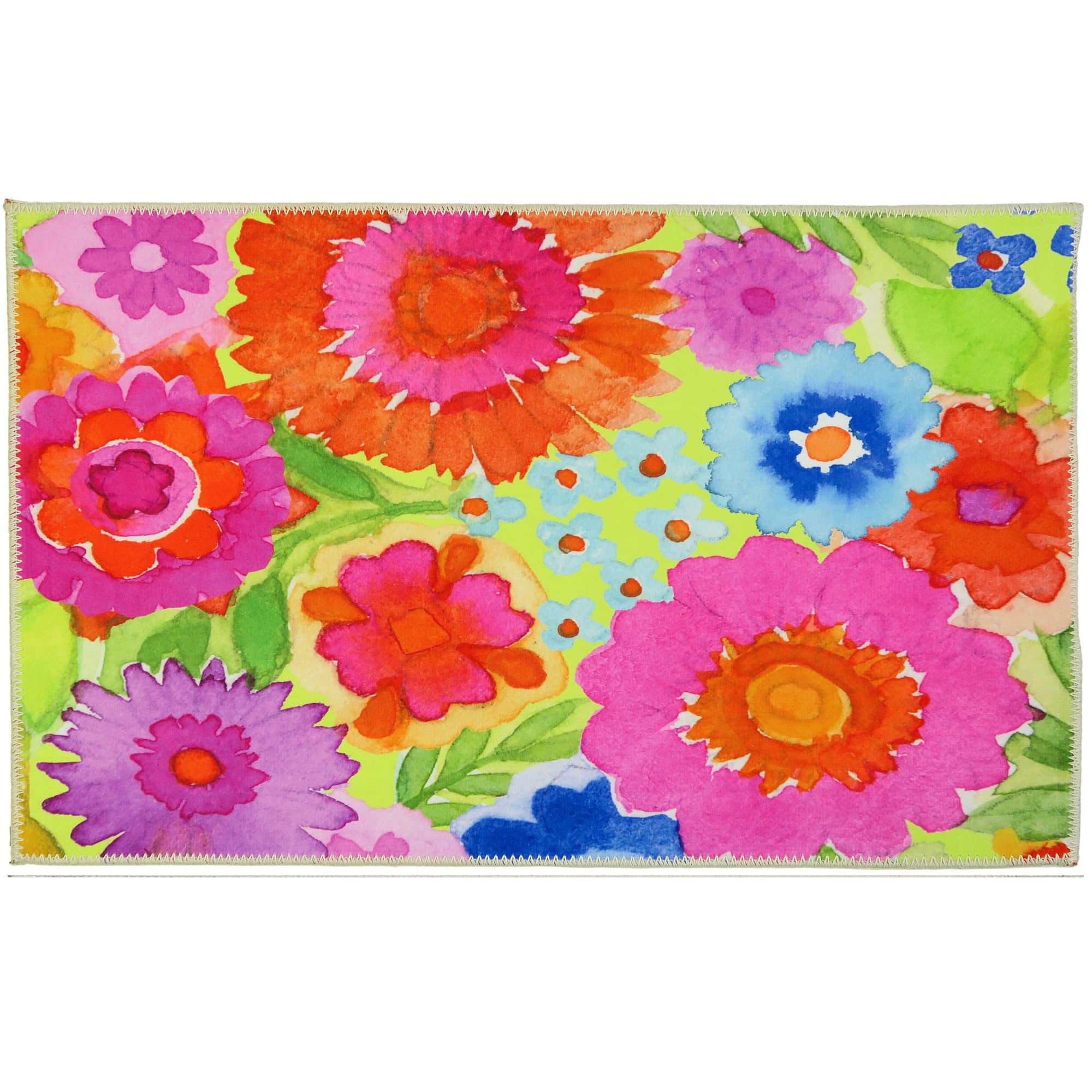 Magical Garden Accent Rug Colorful Floral Rug with Flowers 20"x30 ...