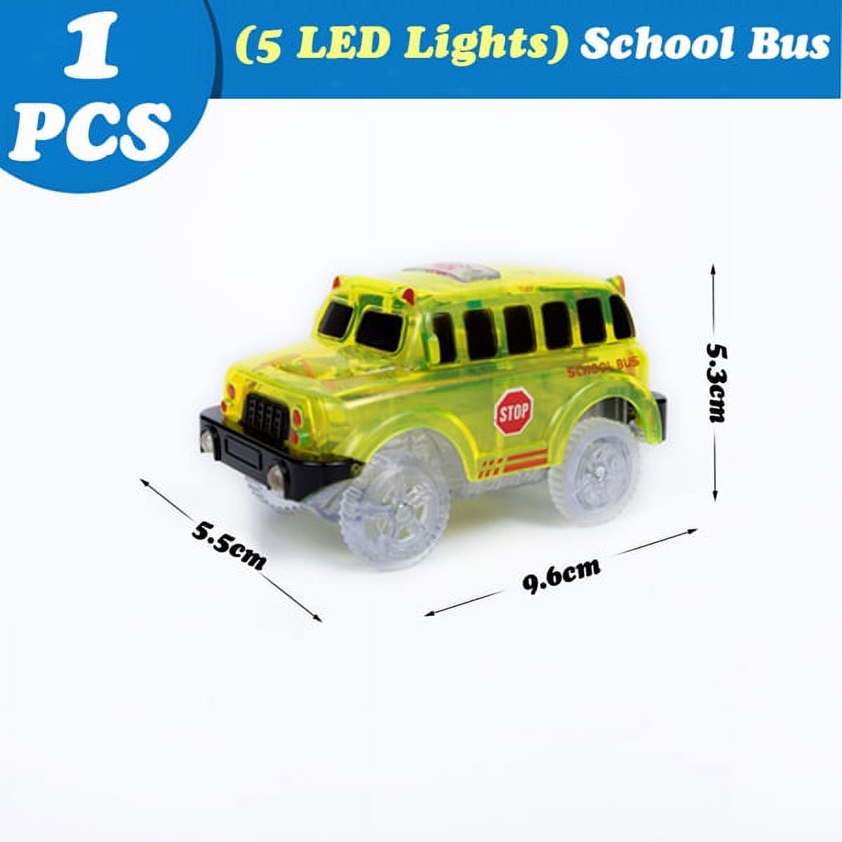 Magical Glowing Race Track Car Toy Vehicle LED Light Electronics Car ...