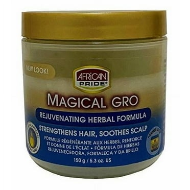 African Pride Magical Gro Hair Strengthener, Natural Ingredients, 5.3 ...