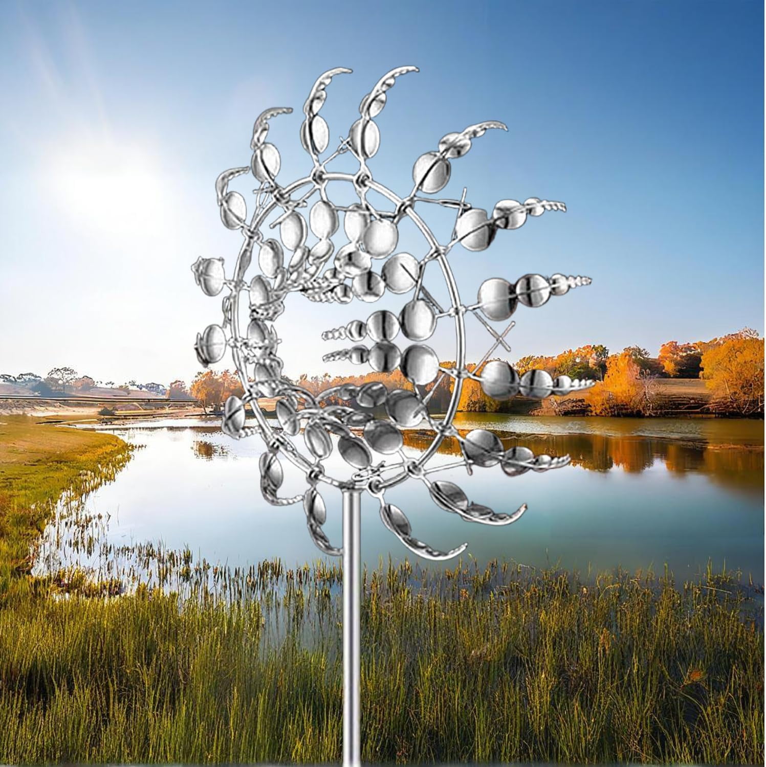 Magical Metal Windmill, Yard Spinners, Wind Spinners for Yard Garden ...