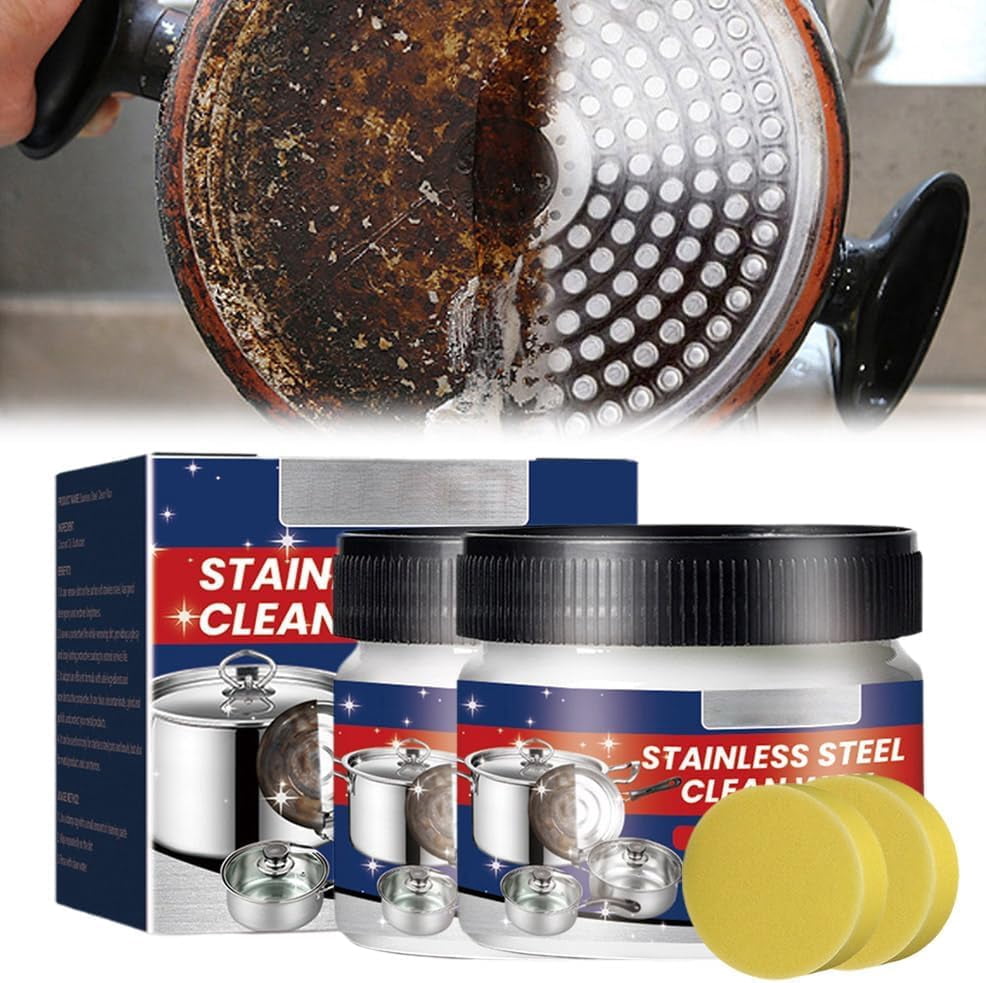 Magical Nano-Technology Stainless Steel Cleaning Paste, Scratch Remover ...