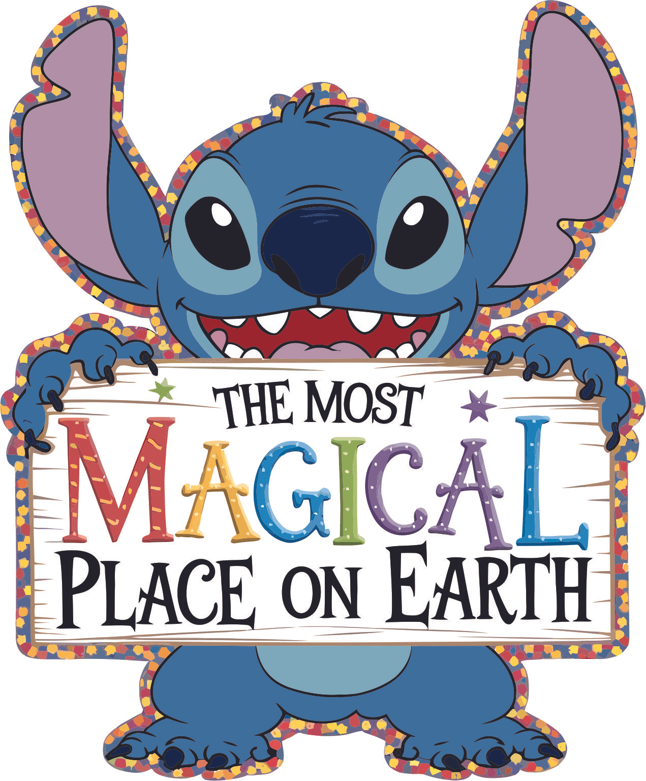 The Most Magical Place On Earth Blue Koala Cartoon Character Famous ...