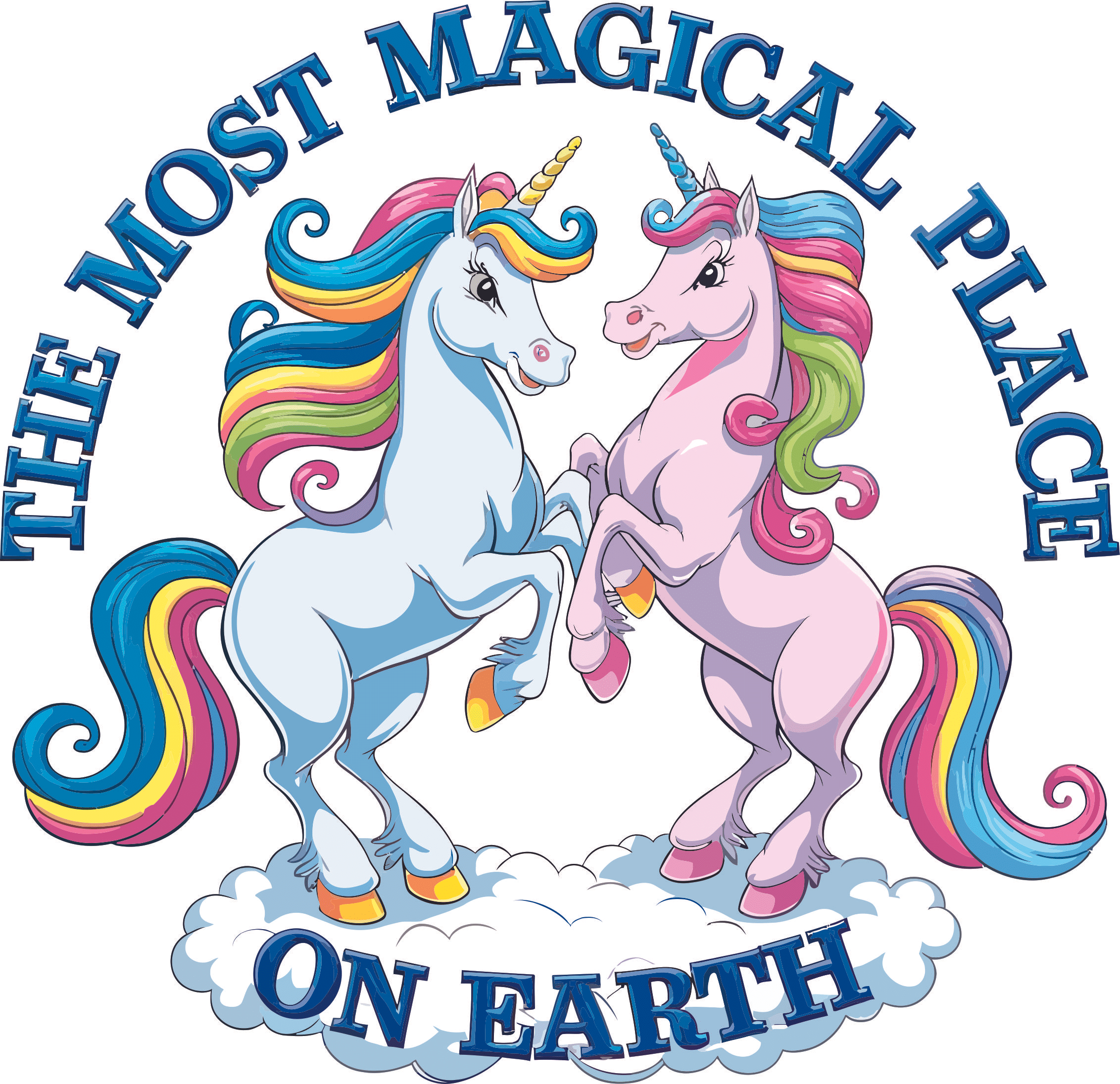 The Most Magical Place On Earth Unicorns Cartoon Character Famous Lines ...