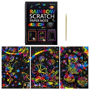 Black Scratch Art Paper