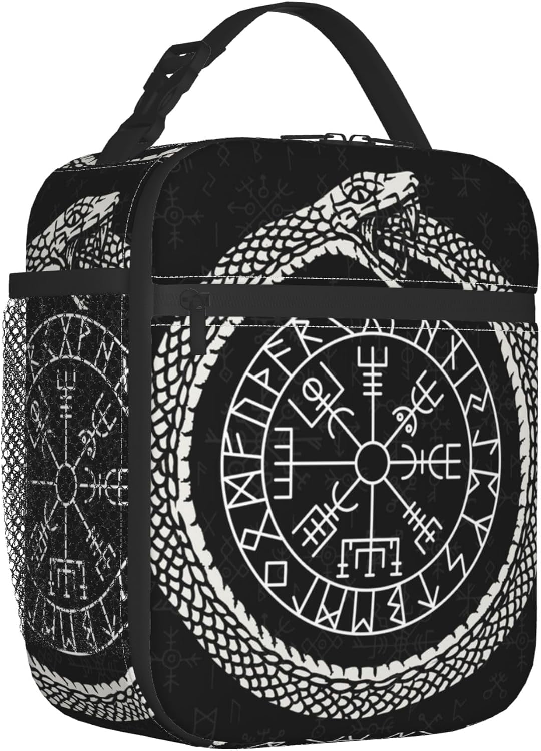 Magical Runic Compass Vegvisir Of Norse Runes Viking Art Lunch Box ...