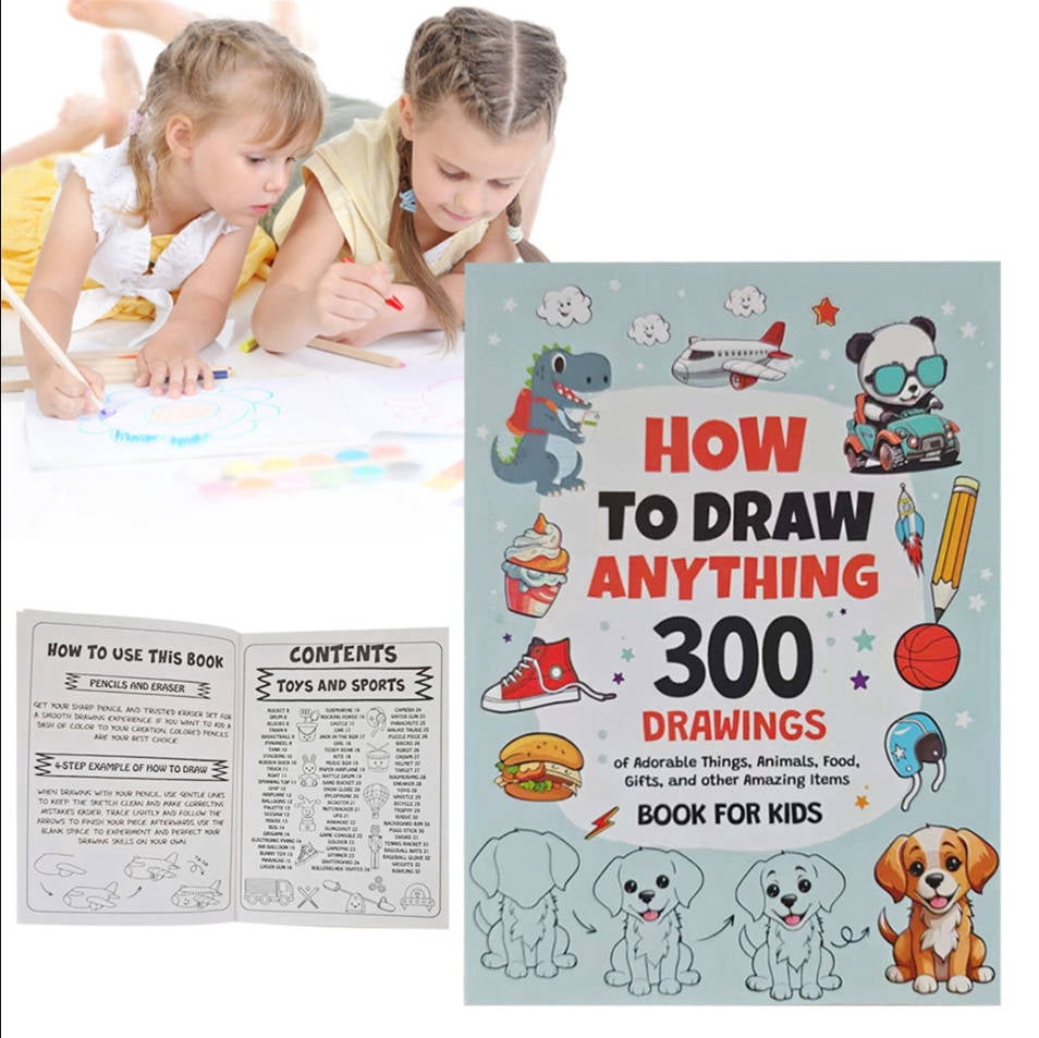 Magical Sketchbook & Drawing Book for Kids with Step-by-Step How to ...