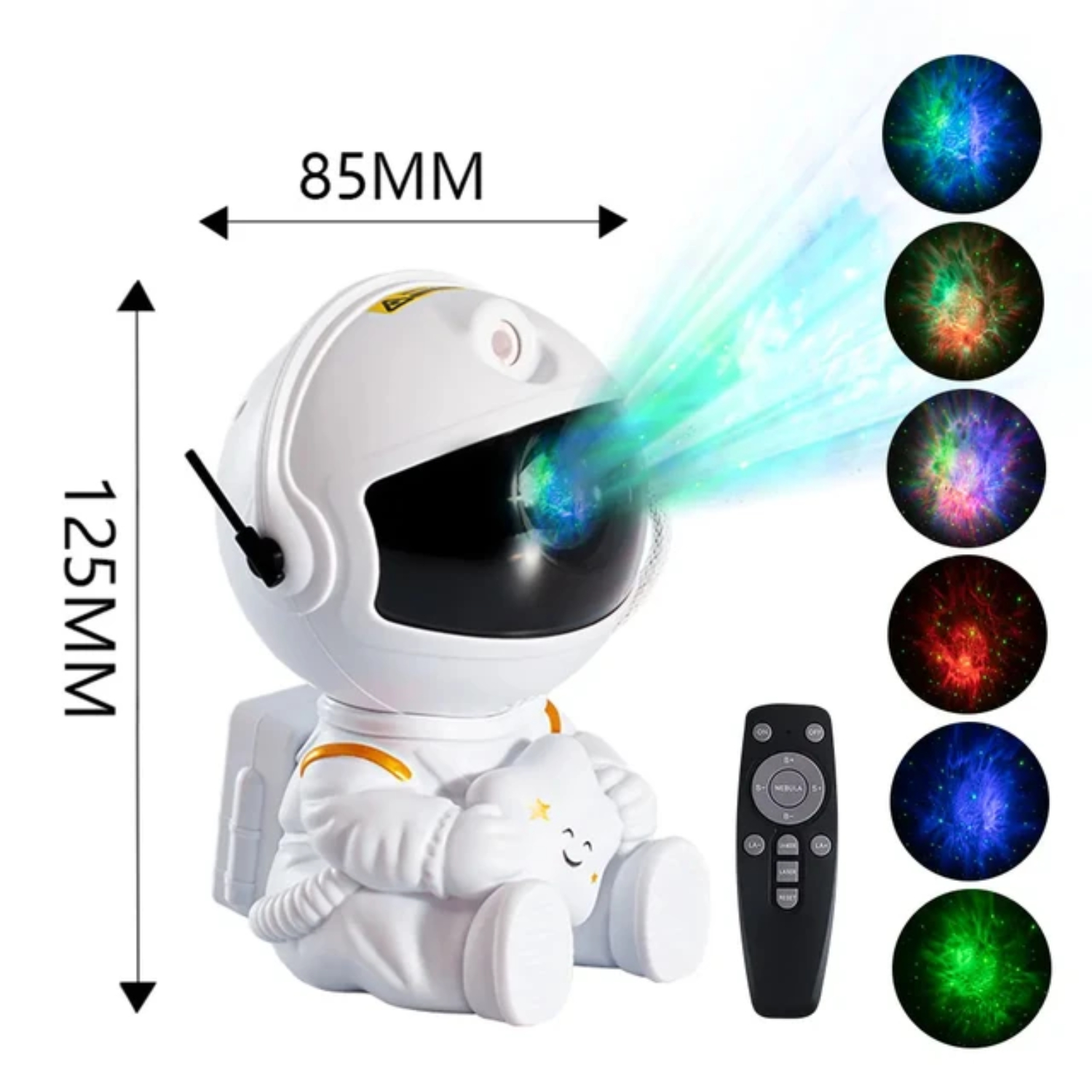 Magical Star Projector with Nebula Modes and Space Astronaut Design for ...