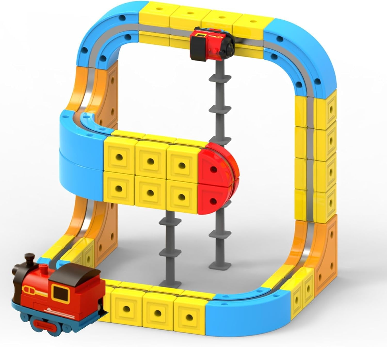 Magical Track Fusion Toy, DIY Cube Track Train Routes Building Kits ...