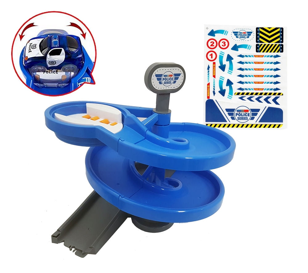 Magical Twister Glow In The Dark Car Race Track - Spiral Turnabout ...