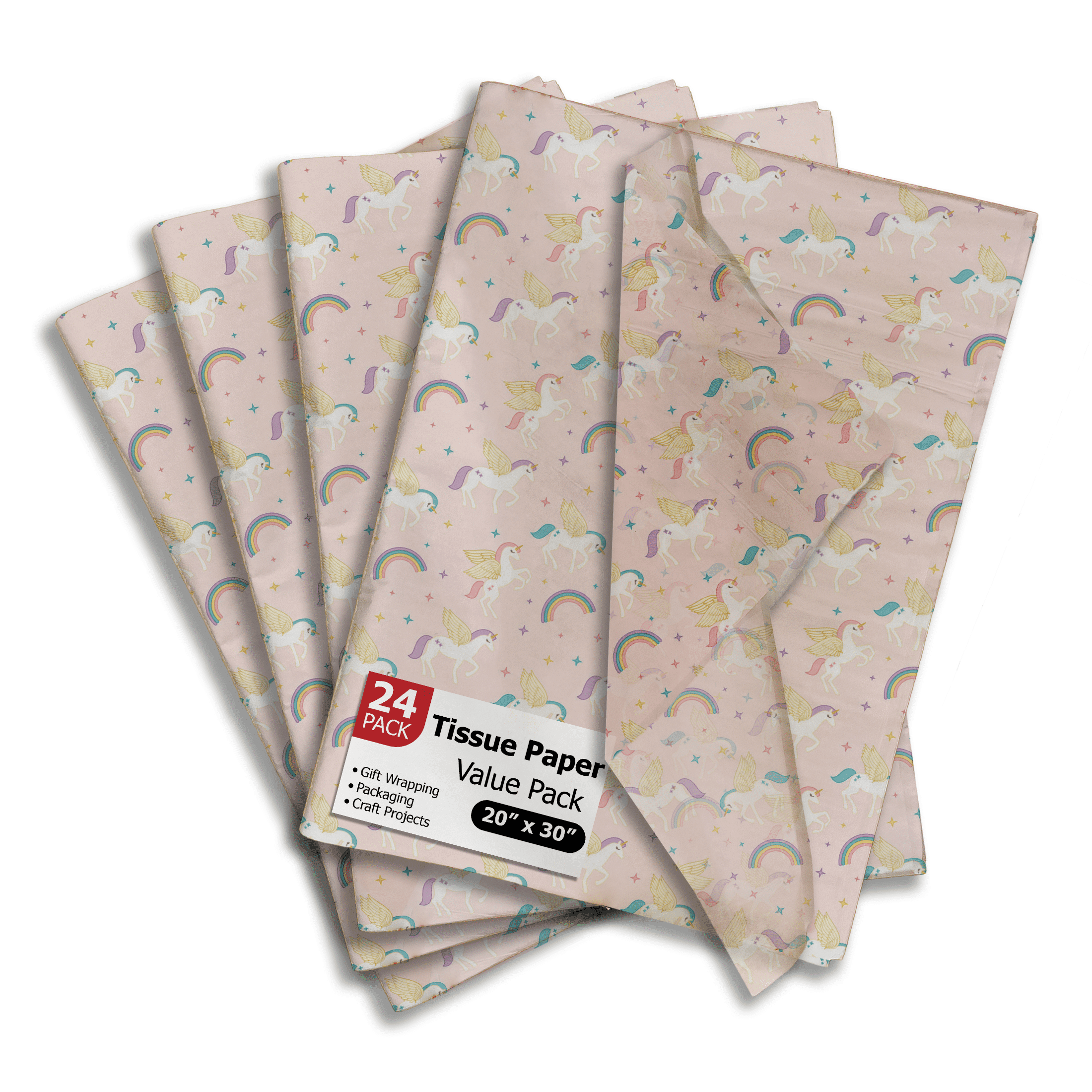 Magical Unicorn Printed Tissue Paper for Gift Bags or Boxes and ...