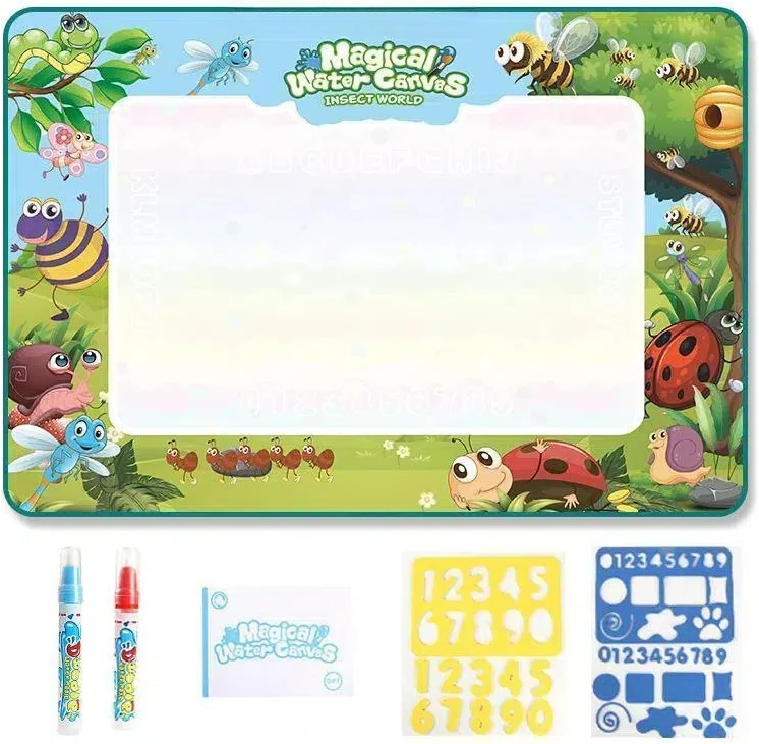 Magical Water Canvas Water Magic Learning Blanket Water Writing Canvas ...