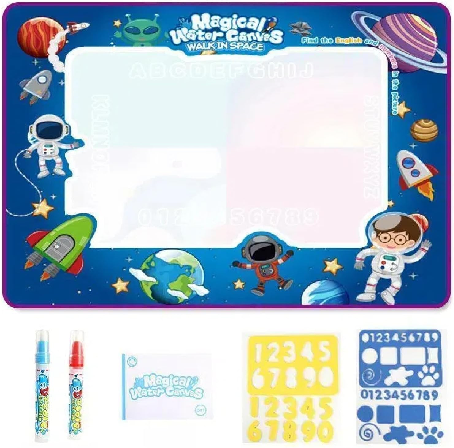 Magical Water Canvas Water Magic Learning Blanket Water Writing Canvas ...