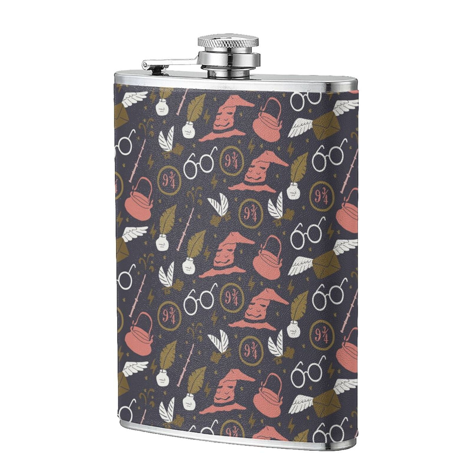 Magical Wizard Cartoon Movie Characters Flask for Liquor 8OZ ...