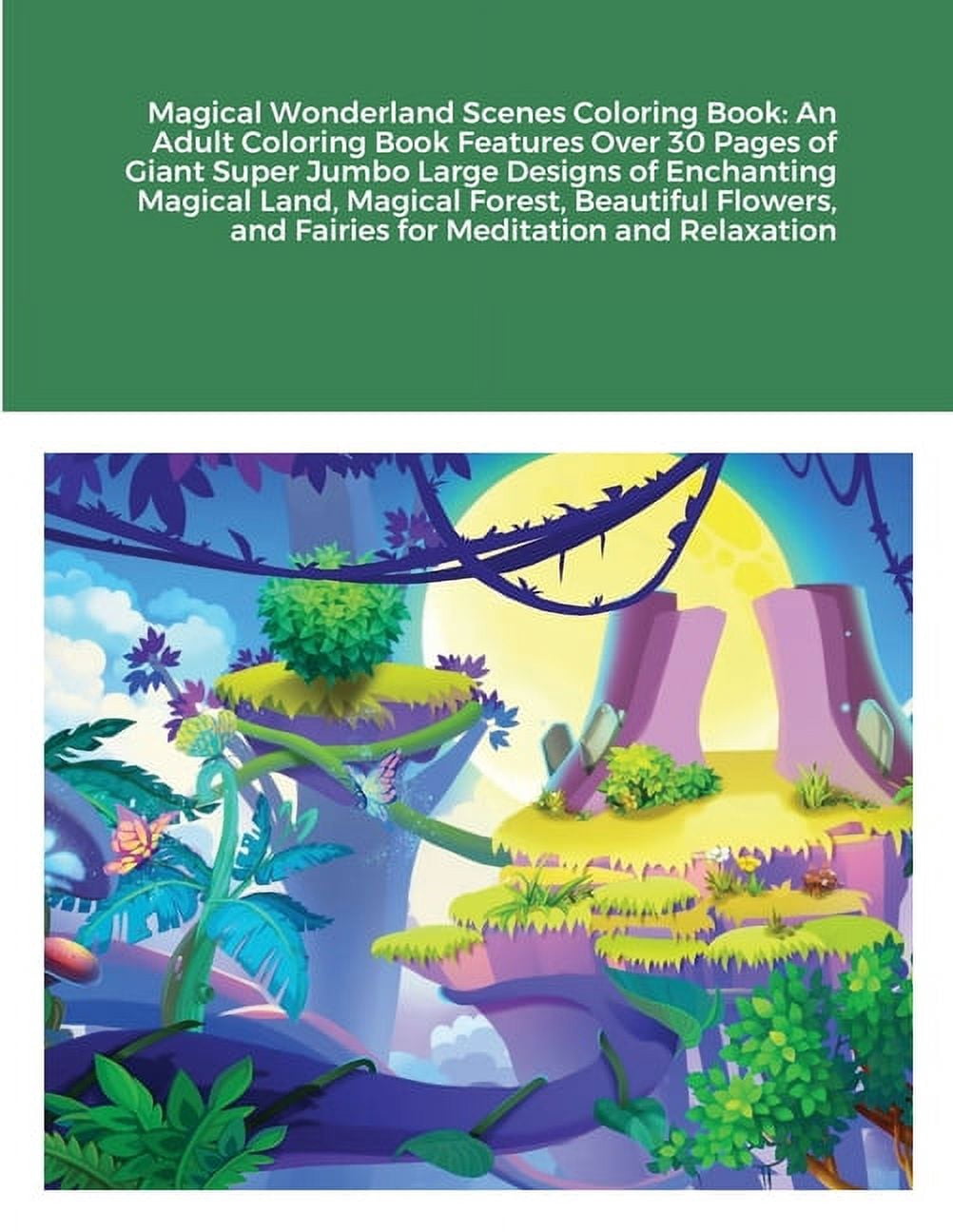 Magical Wonderland Scenes Coloring Book: An Adult Coloring Book ...