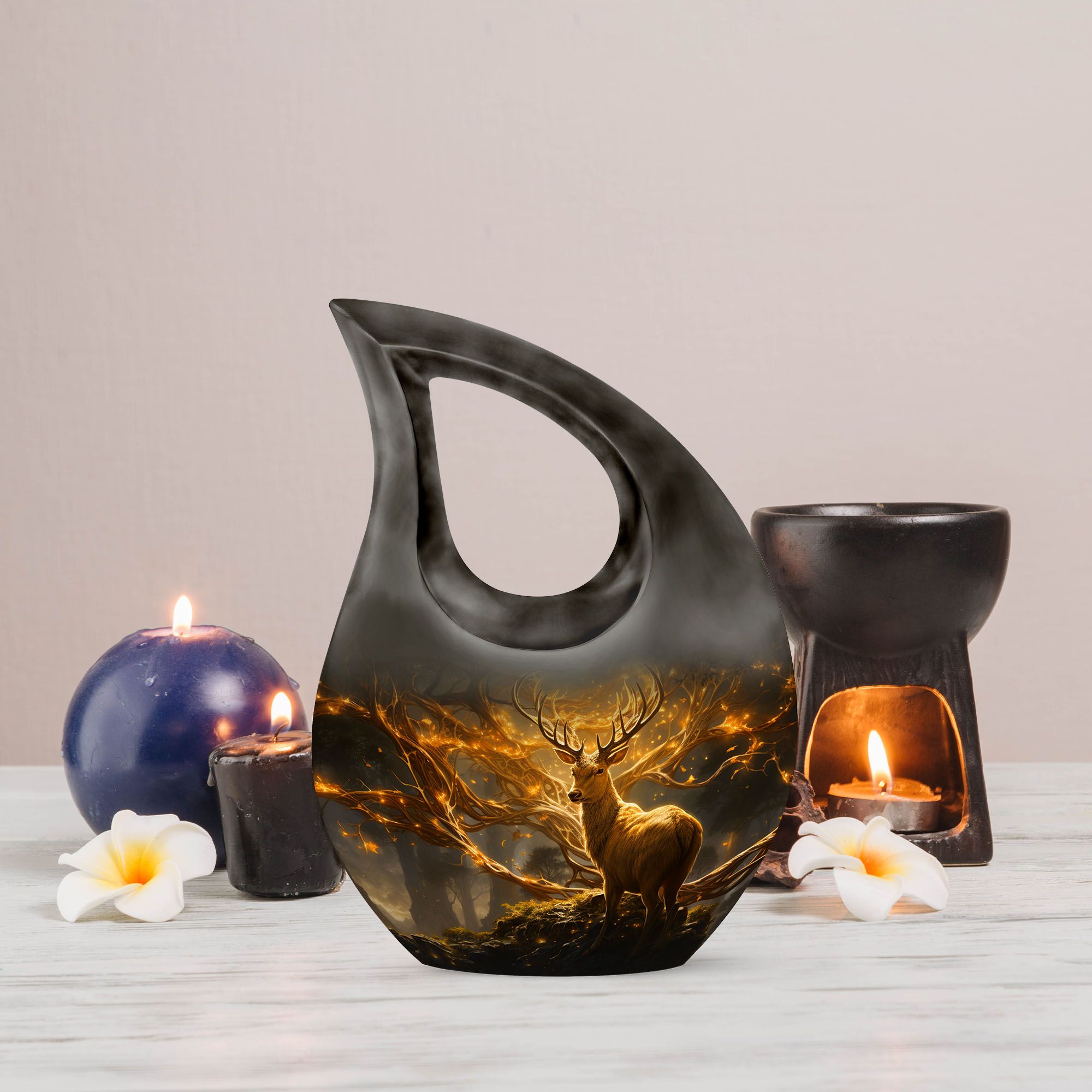 Magical forest Urn - Keepsake Urns For Human Ashes - Cremation Urns For Women - Urns For Human ...