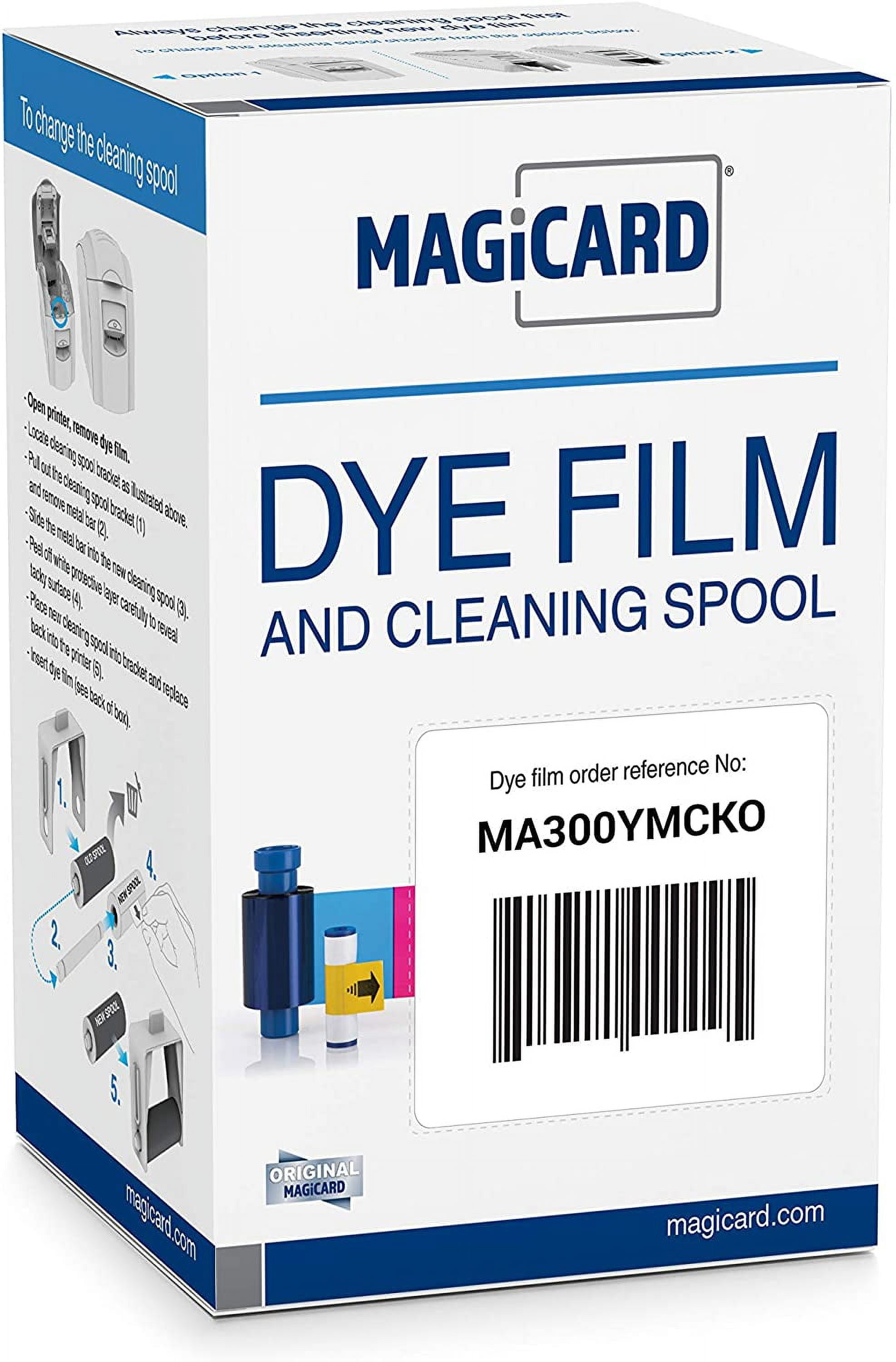 Magicard MA300YMCKO Color Ribbon Kit (YMCKO, 300 Prints) for Enduro ...