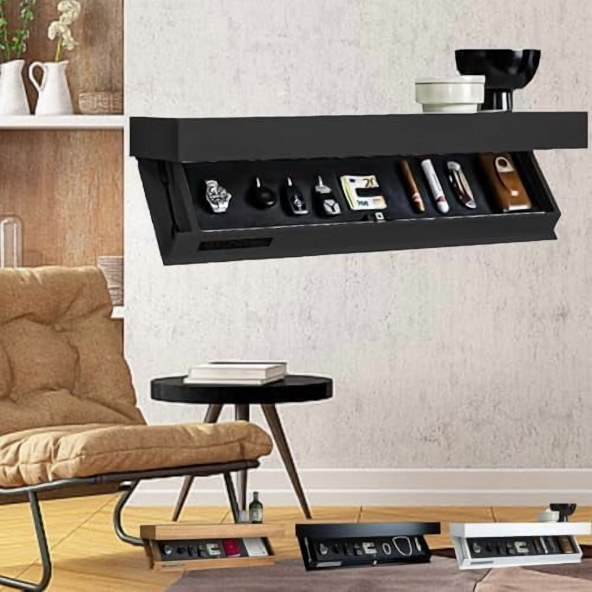 Magicflap Designer Shelf with Secret Compartment, Magicflap Shelf with ...