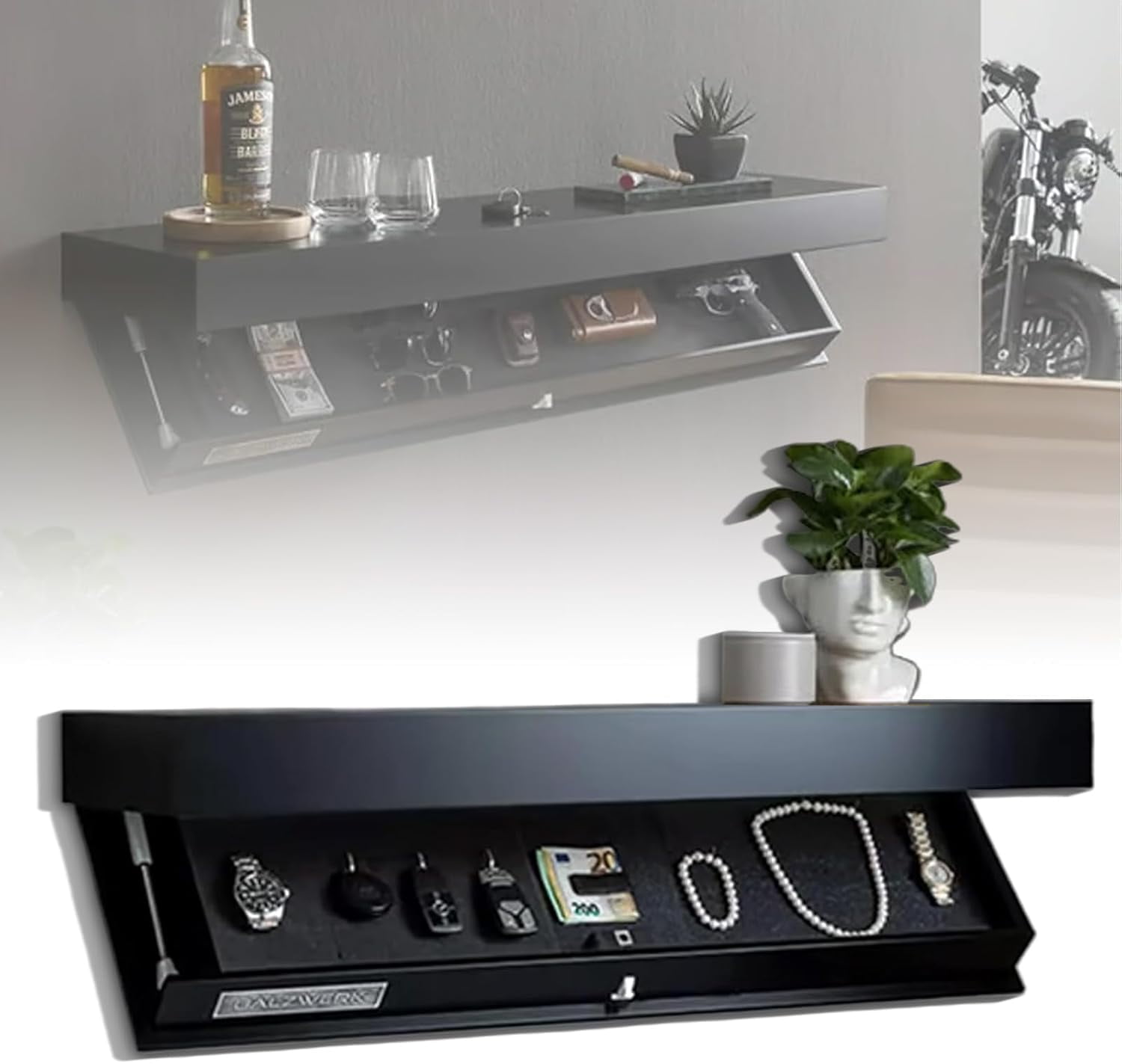 Magicflap Designer Shelf with Secret Compartment, New Concealed ...