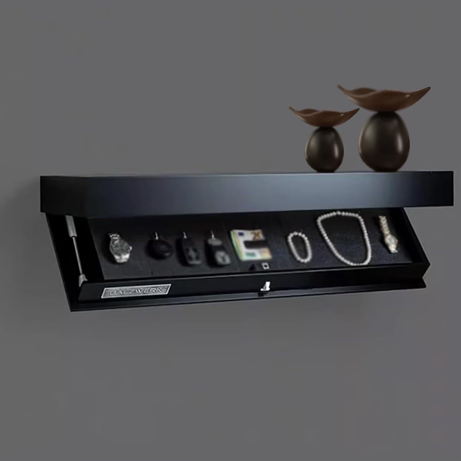 Magicflap Designer Shelf with Secret Compartment, Upgraded Concealed ...