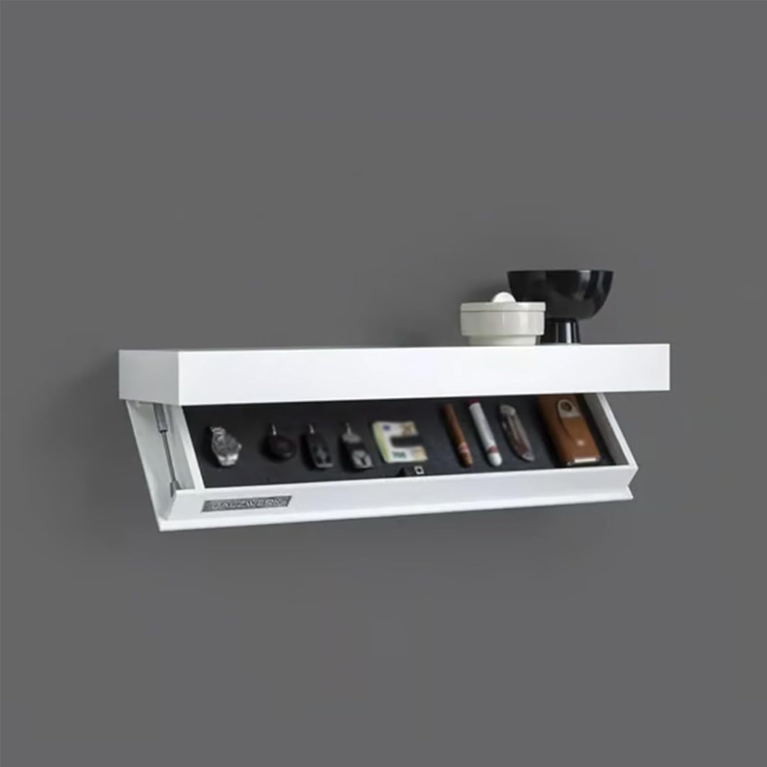 Magicflap Designer Shelf with Secret Compartment, Upgraded Concealed ...