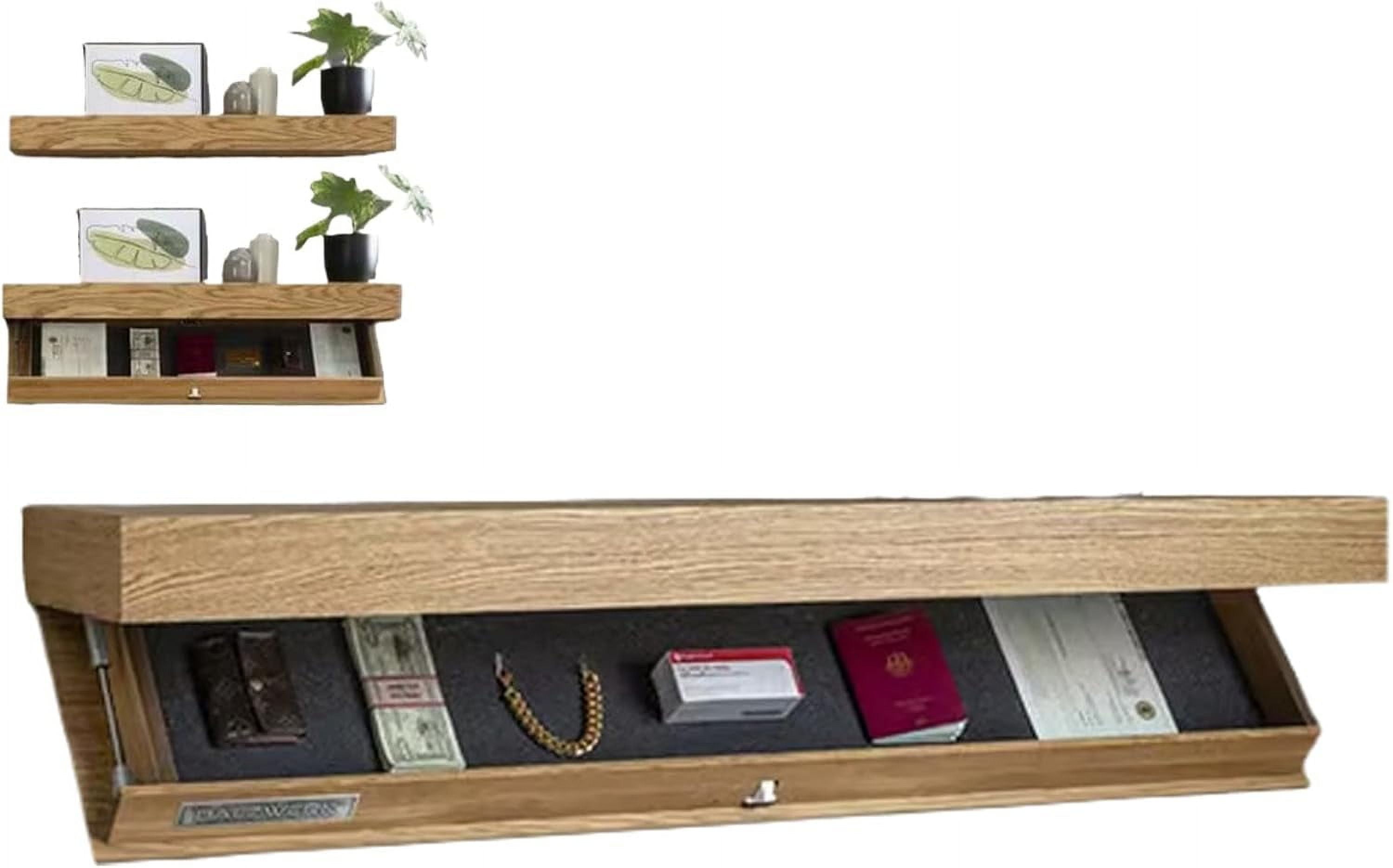 Magicflap Designer Shelf with Secret Compartment, Concealed Floating ...