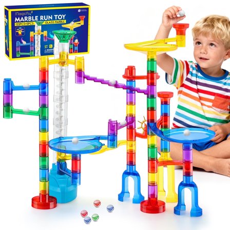 VTech Marble Rush Ultimate Set, 145-Piece Marble Run Building Set with ...
