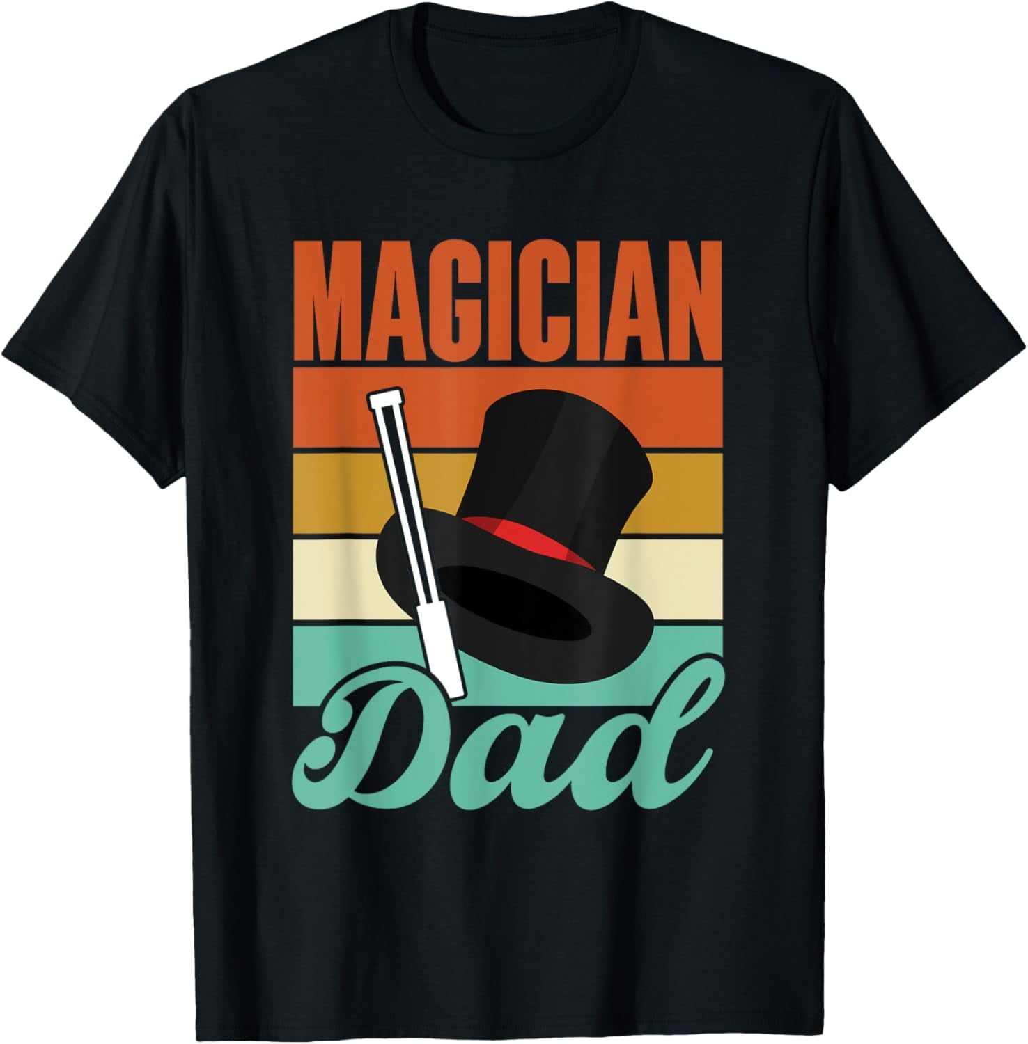 Magician Dad Trick Magic Wizard Sorcerer Magician Father Funny Creative ...