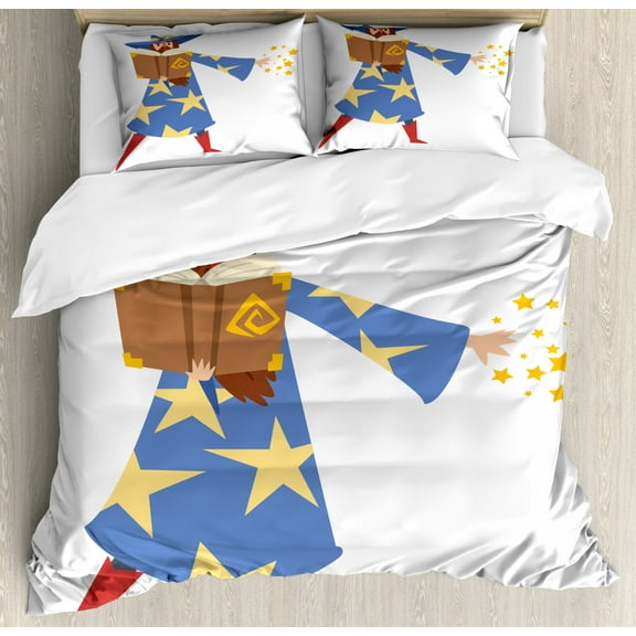 Cartoon Duvet Cover Set Queen Size, Private Detective Duckling ...