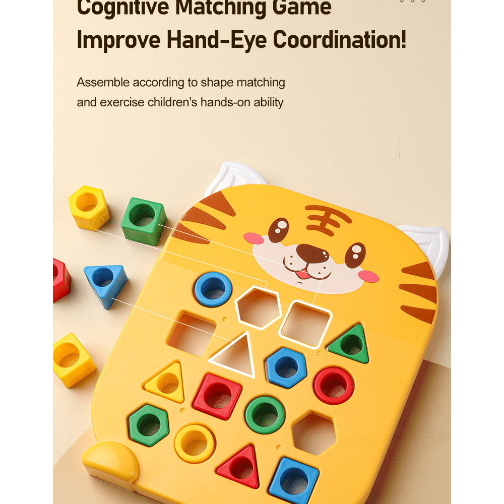 Magicniu Shape Matching Game Color Sensory Educational Toy, Puzzles ...