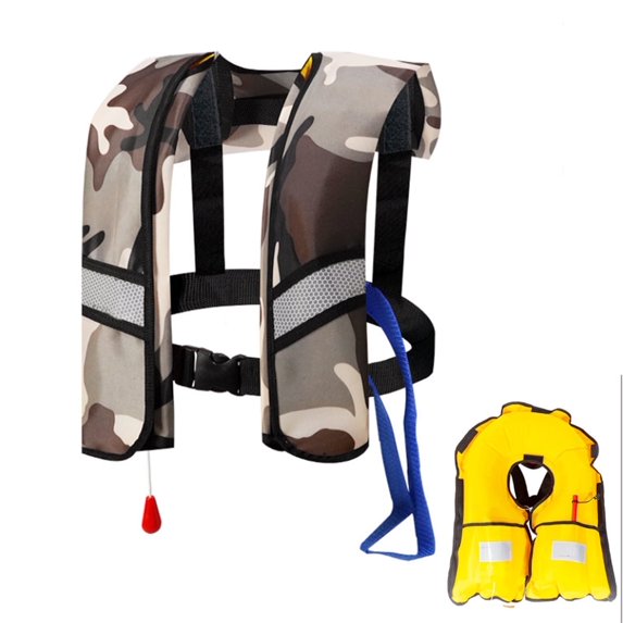 Magicorange Auto-Inflatable Life Jacket with Whistle, for Boating ...