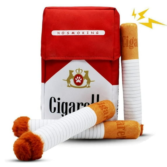 Magicorange Giggle Puff Stick Dog Toys Set, 3 Packs Interactive Squeaky ...