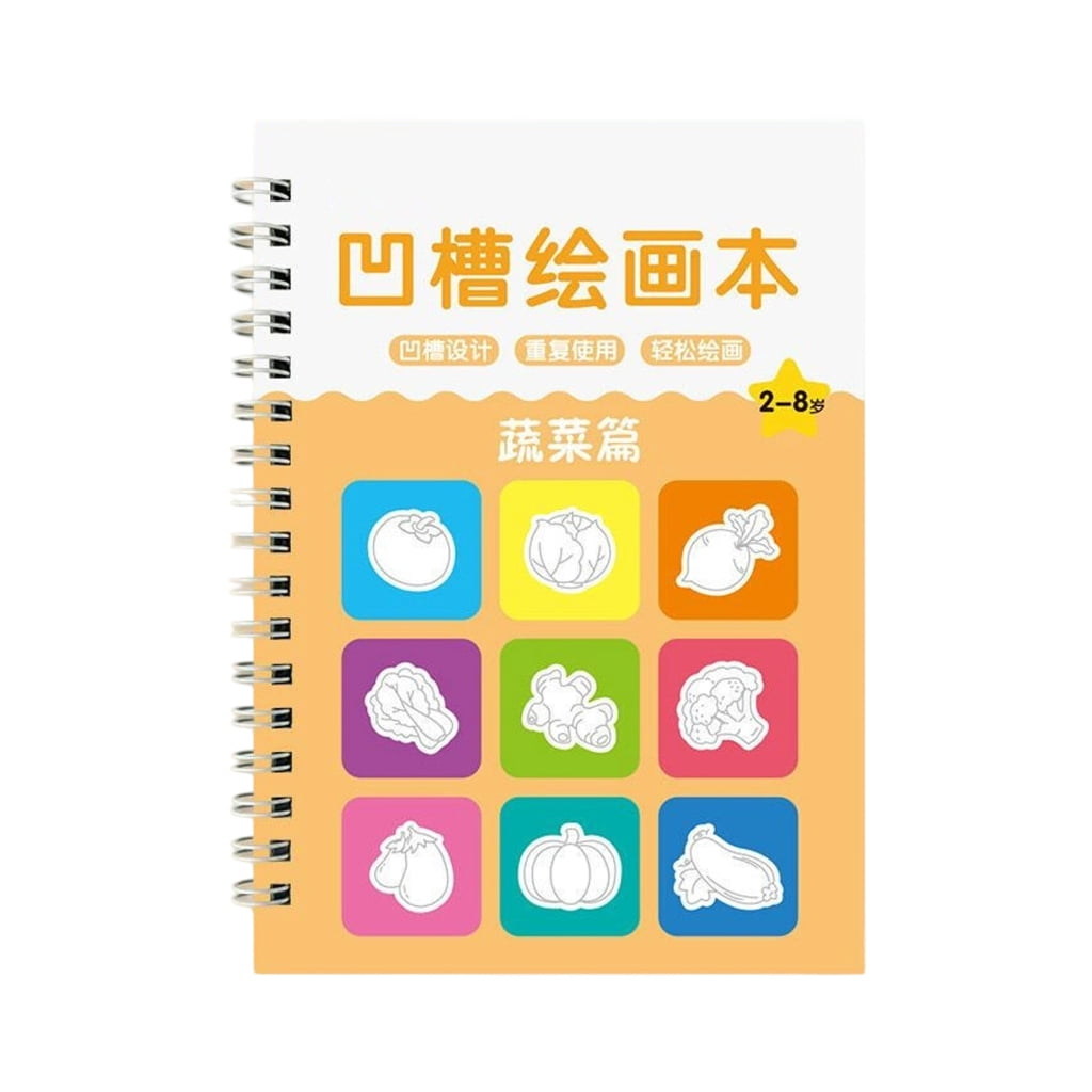 Magics Copybook Grooved Drawing Book Easy to Use Multiple Type Painting ...