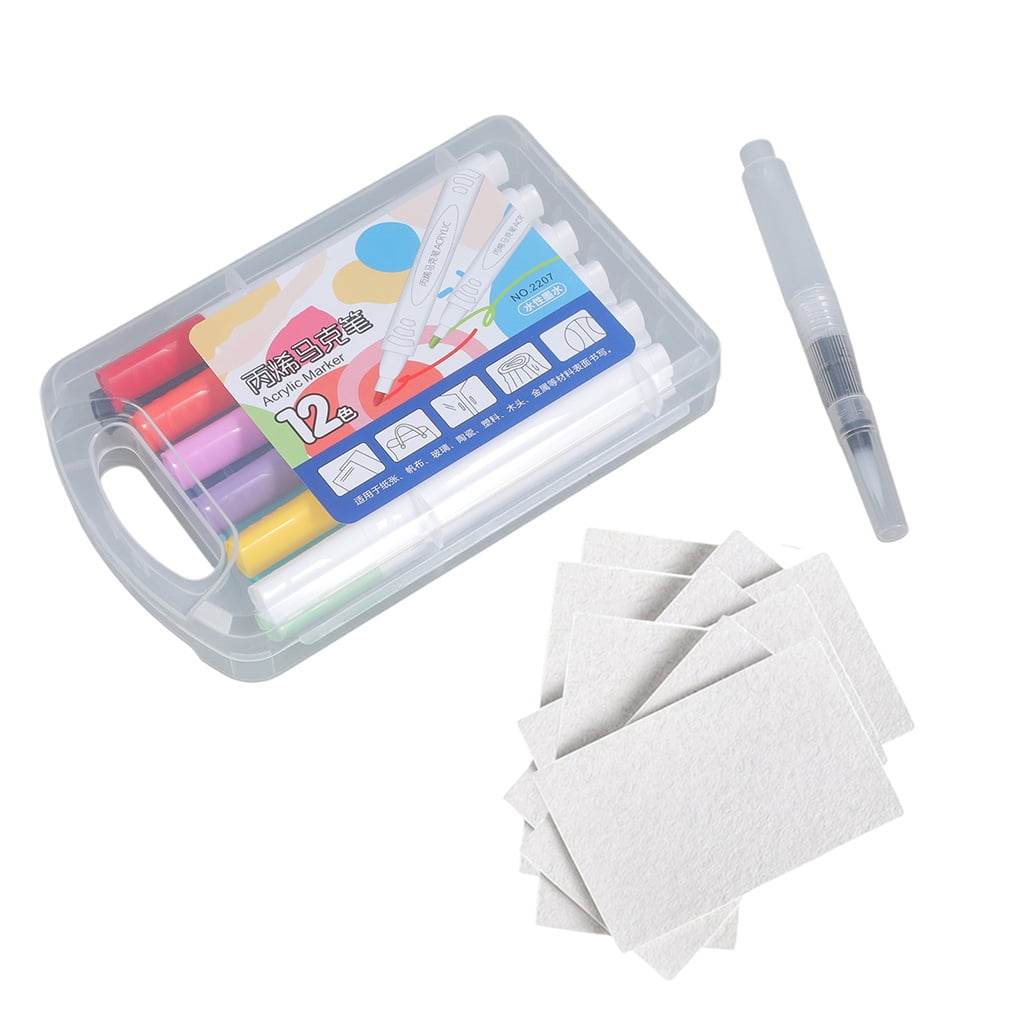 Magics Puff Paint Puff Drawing Texture Painting Kits with Watercolor ...