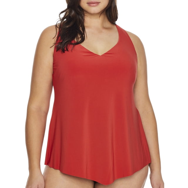 Magicsuit Womens Plus Size Taylor Underwire Tankini Top Style-6006052W ...
