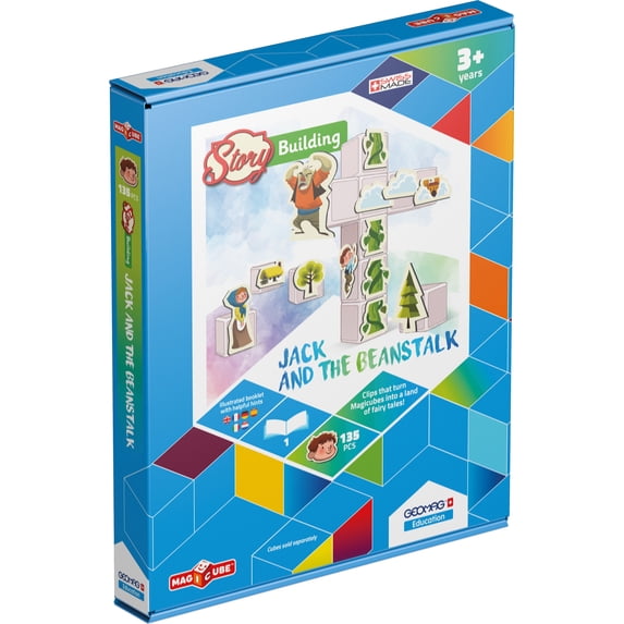 Free Shipping! Geomag Magicube Story Building Jack & The Beanstalk Toy ...