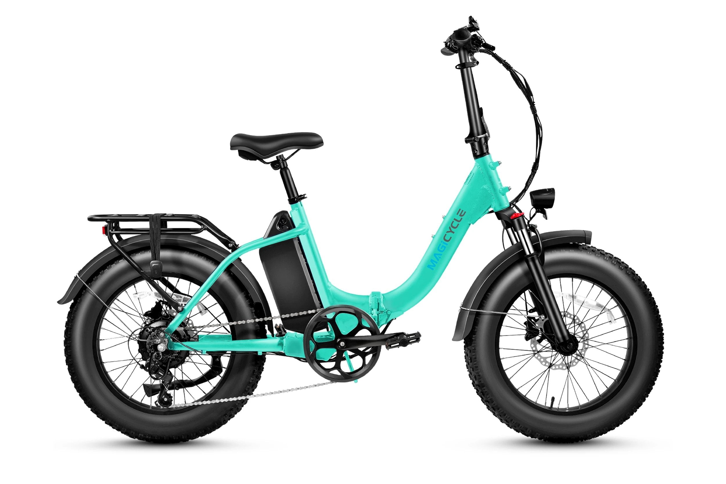 Magicycle Jaguarundi Folding Step-Thru Fat Tire Electric Bike, 750W ...
