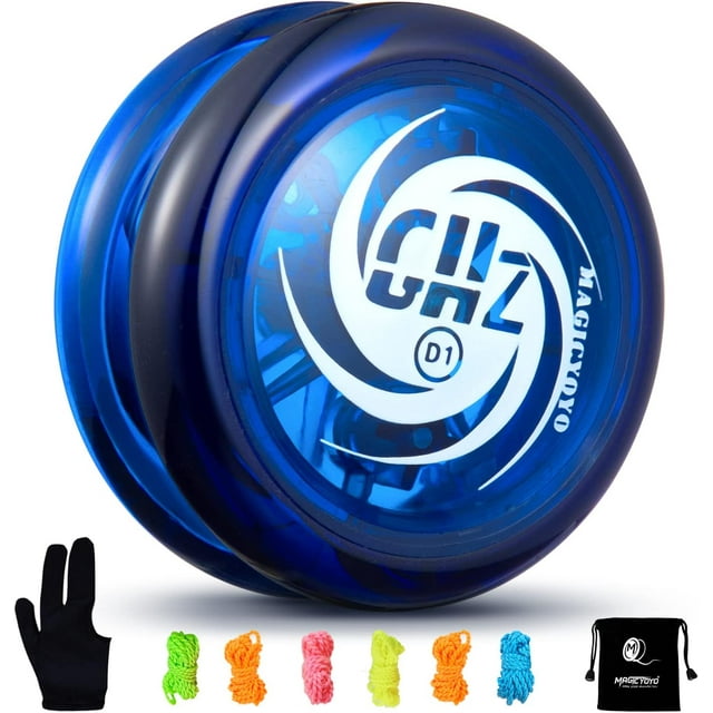 Magicyoyo D1 GHZ Crystal Blue, Responsive Plastic Yoyo for Kids, Easy ...