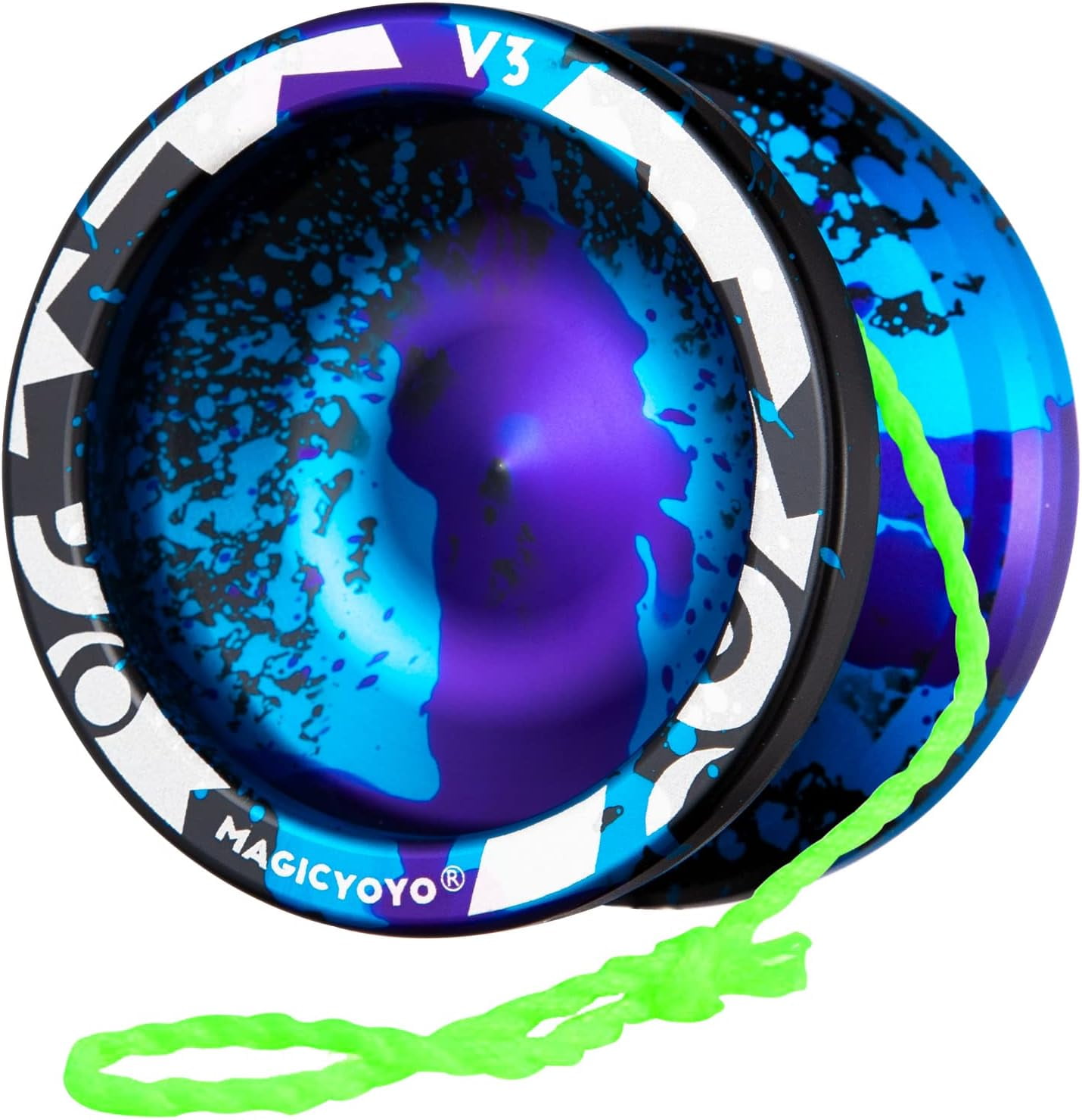 Magicyoyo Professional Aluminum Responsive V3 Yoyo Set for Adults, Dual ...