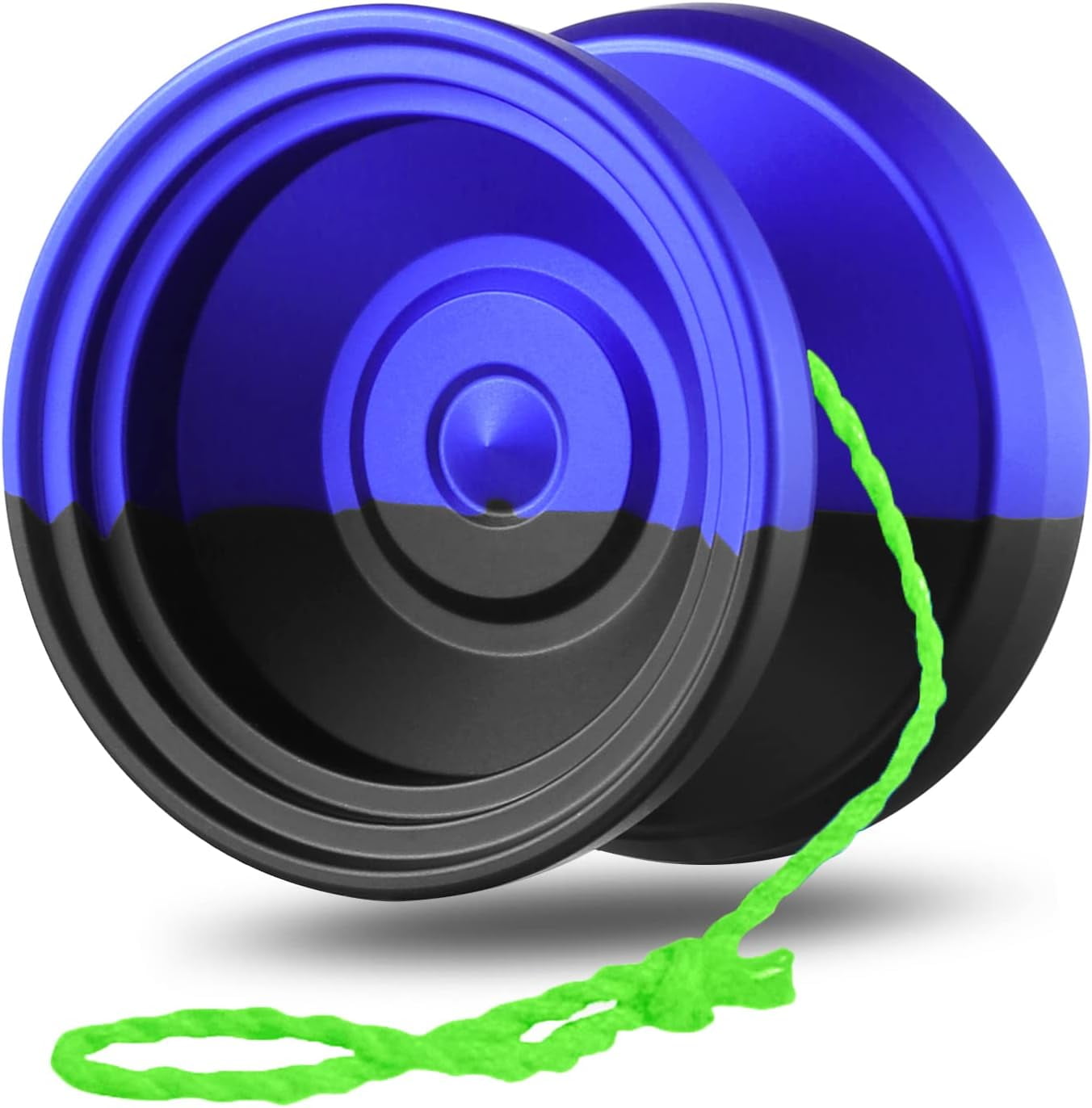 Magicyoyo V8 Black Blue Responsive Metal Yoyo for Kids Beginners + 6 Yo ...