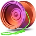 Magicyoyo V8 Purple Orange Responsive Metal Yoyo for Kids Beginners + 6 ...