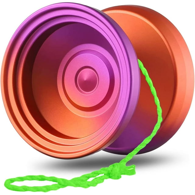 Magicyoyo V8 Purple Orange Responsive Metal Yoyo for Kids Beginners + 6 ...