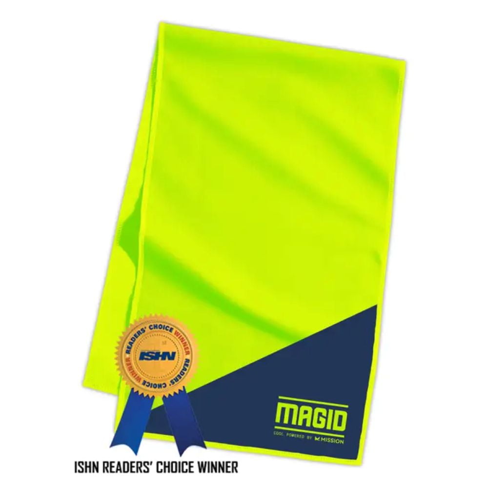 Magid®: Cool Powered by Mission® Cooling Microfiber Towel - Hi-Vis ...