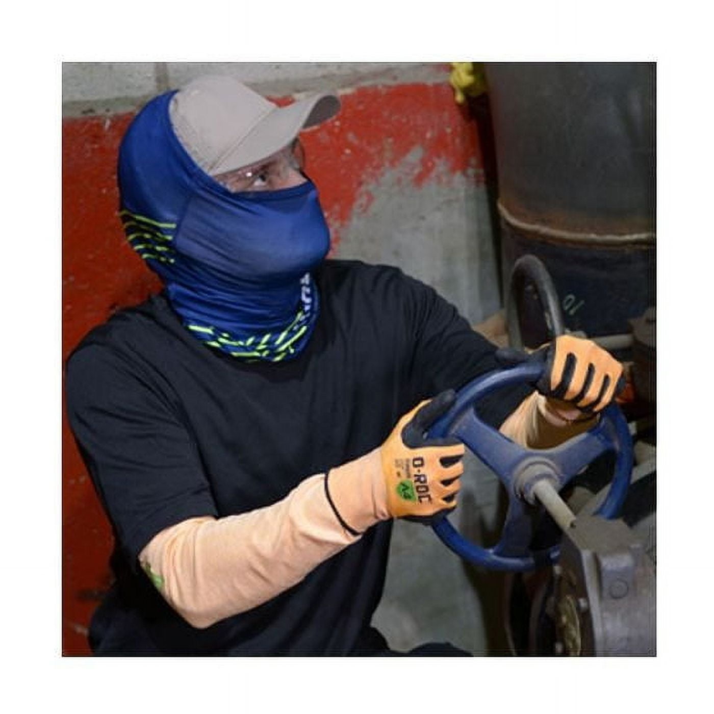 Magid Cool Powered by Mission D0S04150 Navy Blue Cooling Neck Gaiter ...