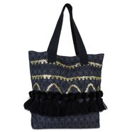Magid Women's Beach Tote with Side Fringes - Walmart.com