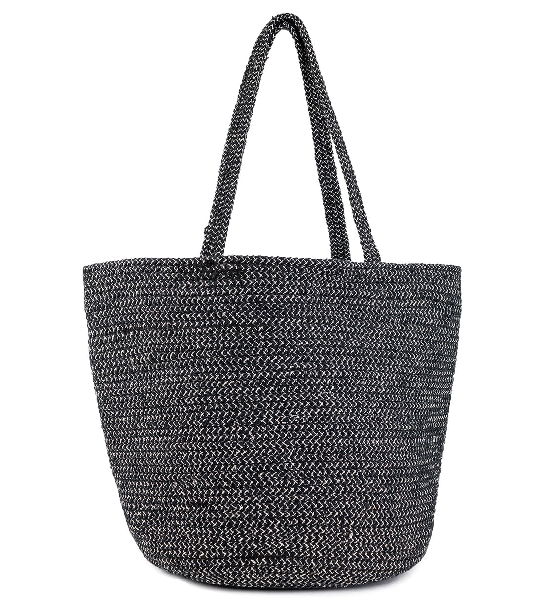 Magid Metallic Silver Straw Tote Bag - Walmart.com