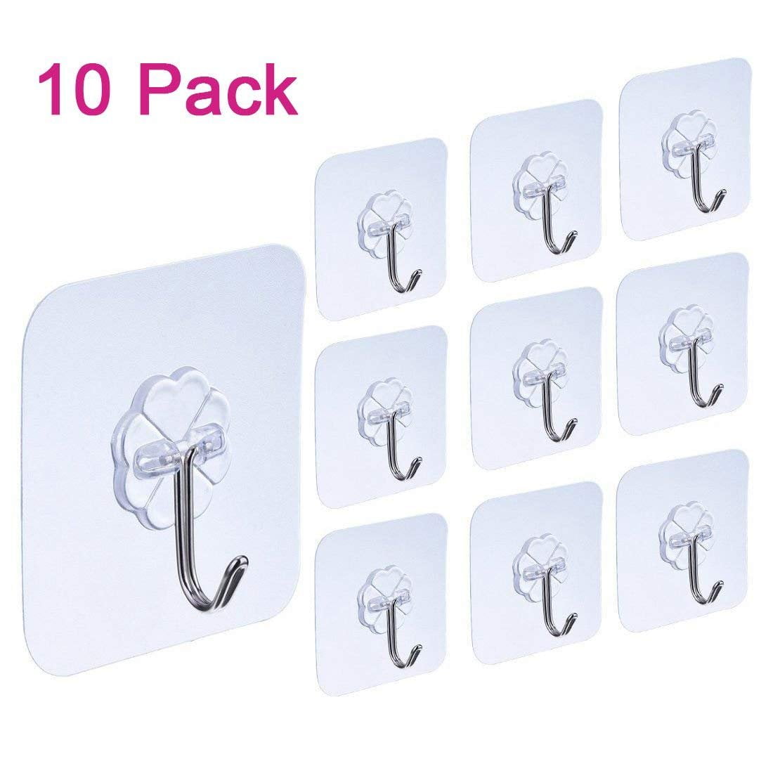 Magik Heavy Duty Wall Hooks, 10-30PC, Transparent Suction Cup, Kitchen ...